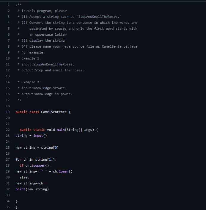 Solved /** * In this program, please * (1) Accept a | Chegg.com