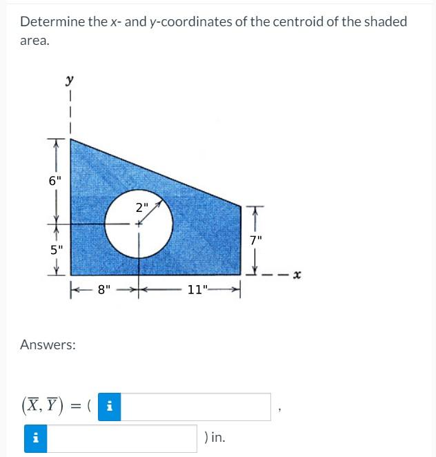 Solved Determine the height h above the base of the centroid | Chegg.com