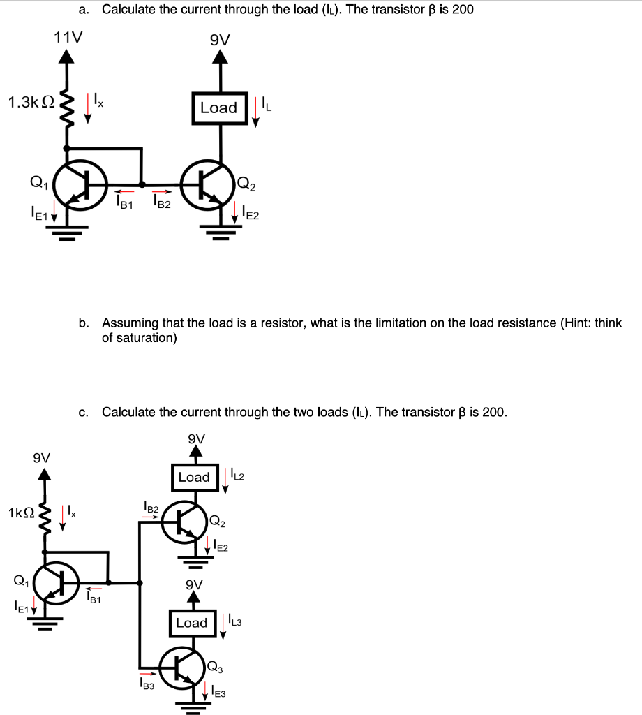 Solved a. Calculate the current through the load (IL). The | Chegg.com