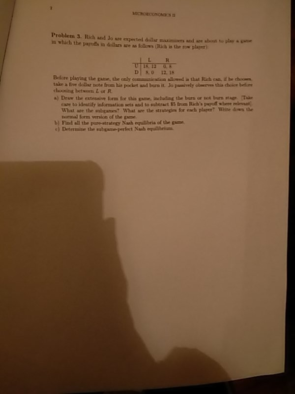 MICROECONOMICS II PROBLEM SET WEEK 7 Problem 1. | Chegg.com