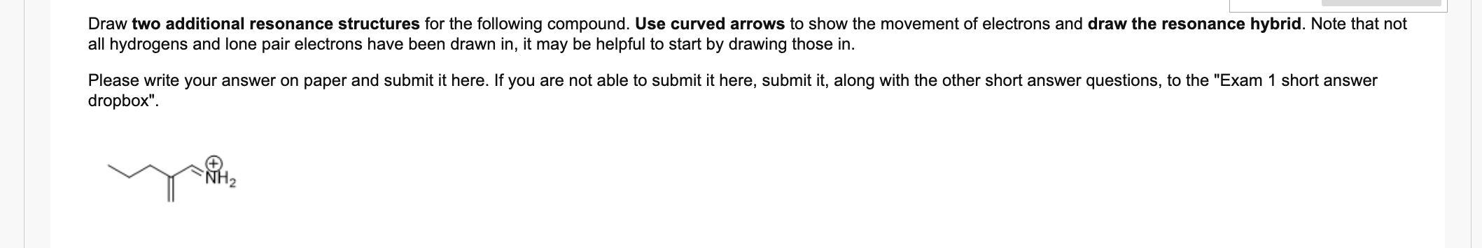 Solved Draw two additional resonance structures for the | Chegg.com