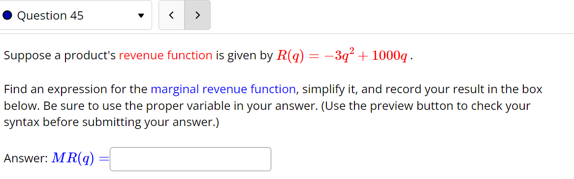 Suppose a product's revenue function is given by | Chegg.com