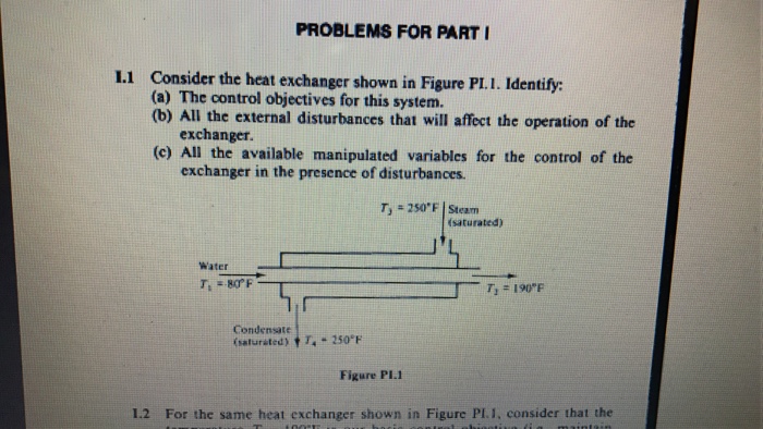 Solved PROBLEMS FOR PART I Consider the heat exchanger shown | Chegg.com