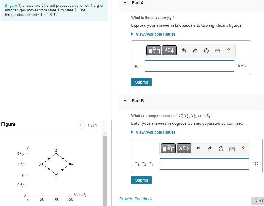 Solved i shows two different processes by which 1.0 g of | Chegg.com