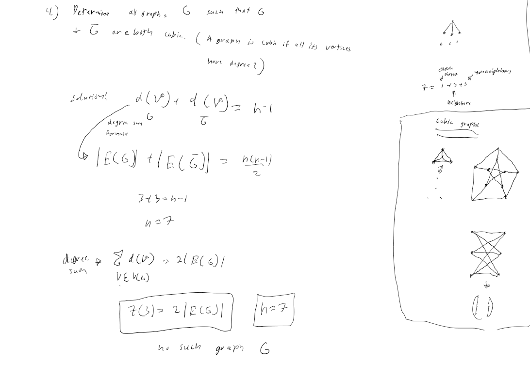 Solved Determine all graphs G such that G and G’s complement | Chegg.com
