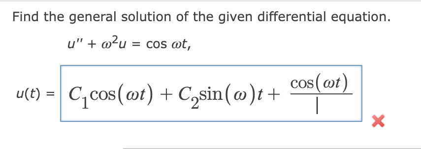 Solved Find the general solution of the given differential | Chegg.com
