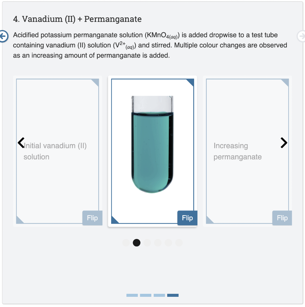 Vanadium is a transition metal that has many | Chegg.com