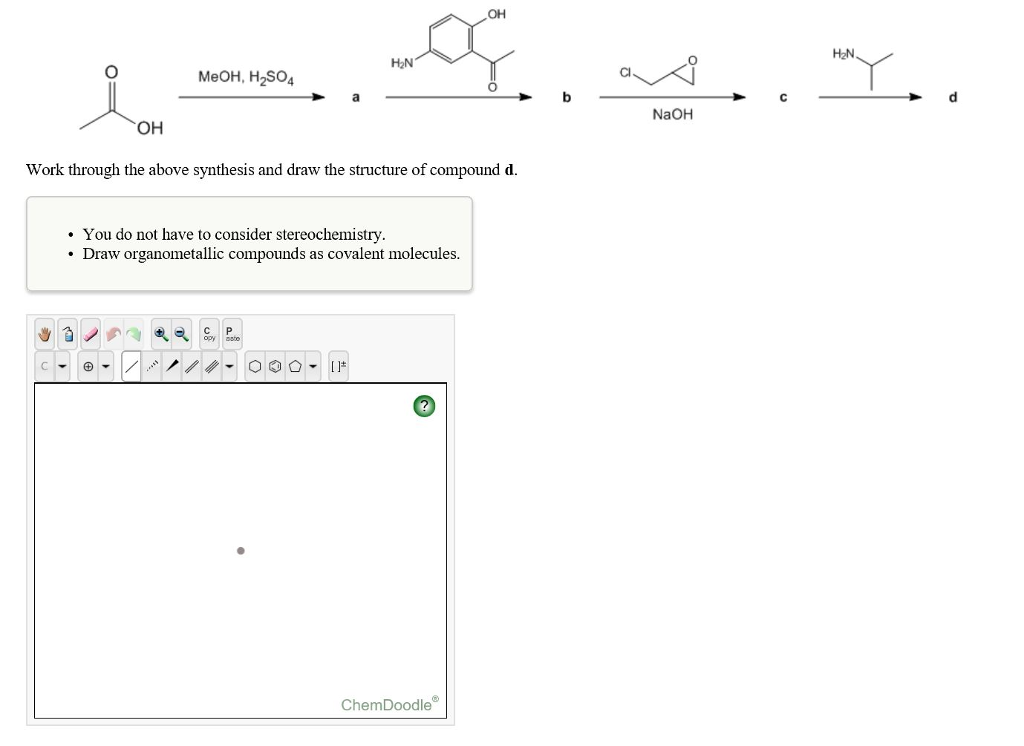 Solved он H2N H2N MeOH, H2SO4 NaOH OH Work through the above | Chegg.com