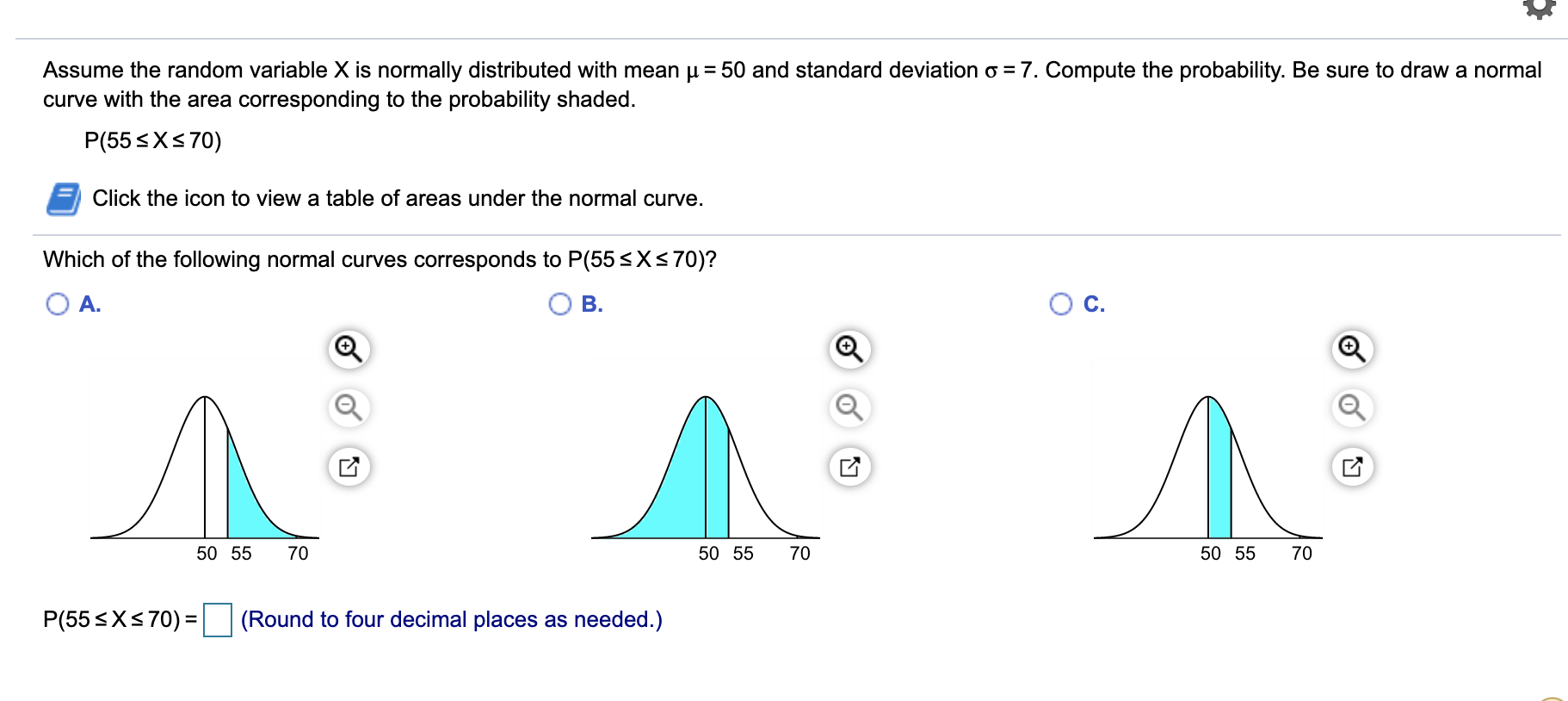 Solved Assume the random variable X is normally distributed | Chegg.com