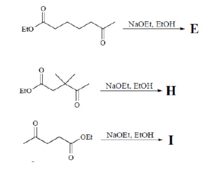 Solved Intramolecular Aldols and Claisens NaOEt, ETOH OEt | Chegg.com