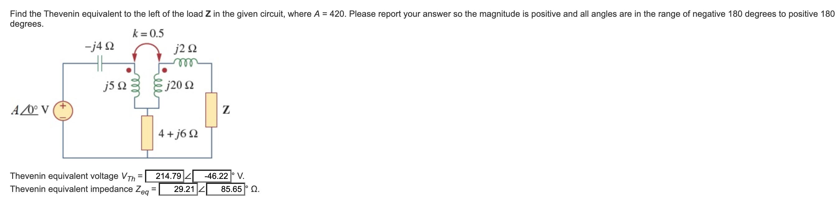 Solved Obtain V, and V2 in the ideal transformer circuit of | Chegg.com