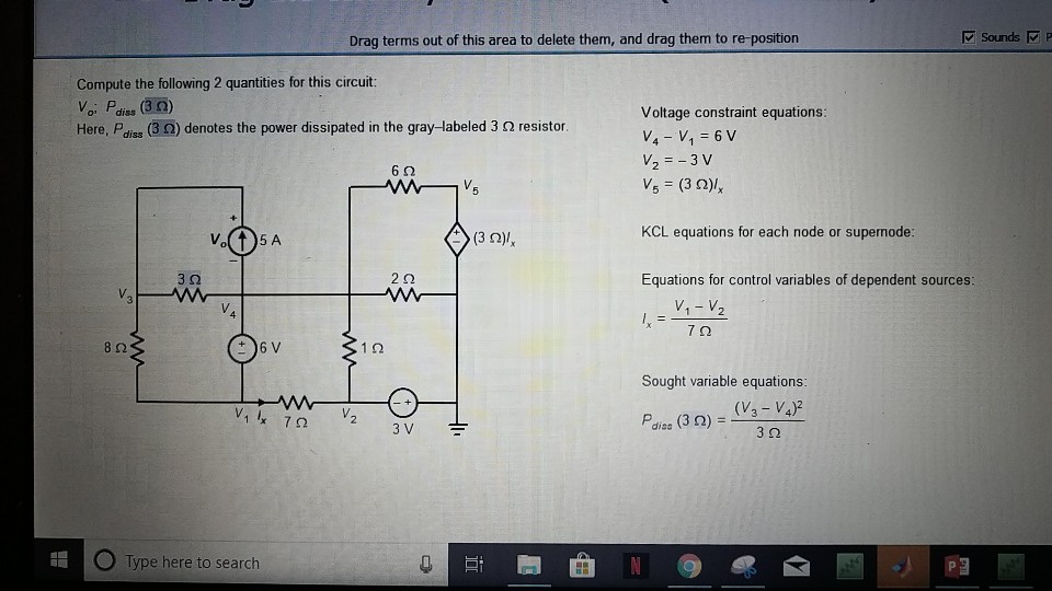 Solved KCL equations for each node or super node. i | Chegg.com