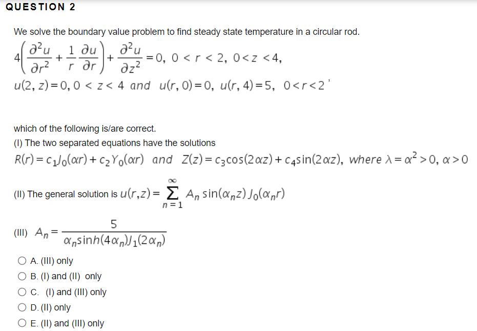 Solved We solve the boundary value problem to find steady | Chegg.com