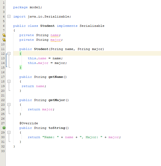 Solved I have a code about student list + major, it's about | Chegg.com