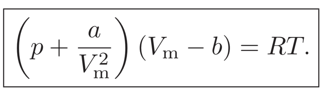 Solved р V 0b a p+ V2 (Vm - b) = RT. | Chegg.com