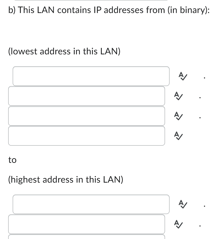 Solved Question 4 (2 points) Convert the following to CIDR | Chegg.com