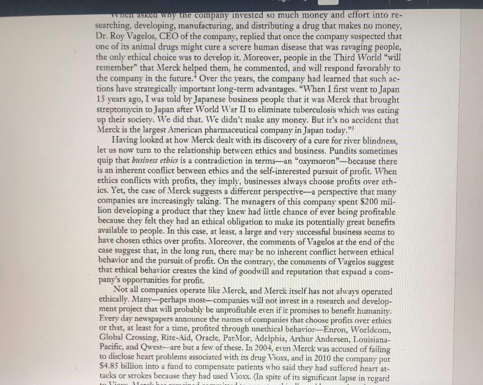 Solved This question is for CBA 400 (Business Ethics) | Chegg.com