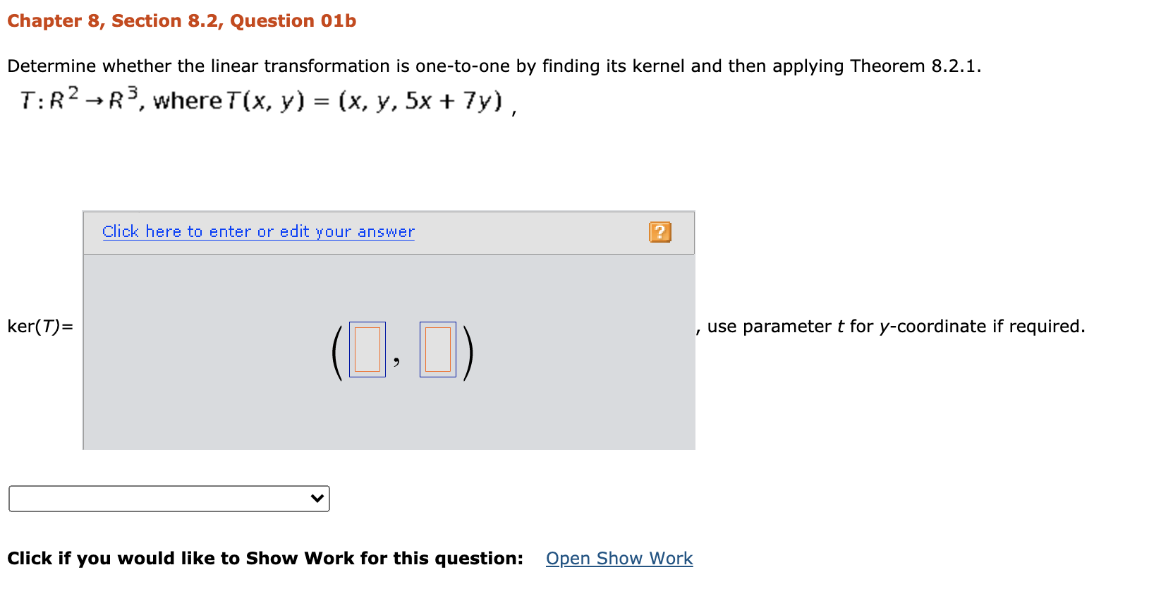 Solved Chapter 8, Section 8.2, Question 01b Determine | Chegg.com