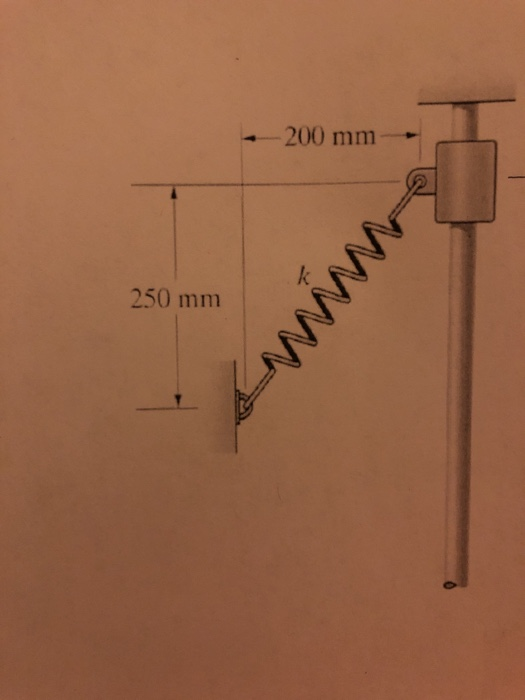 Solved 1. The 6 kg collar is released from the rest position | Chegg.com