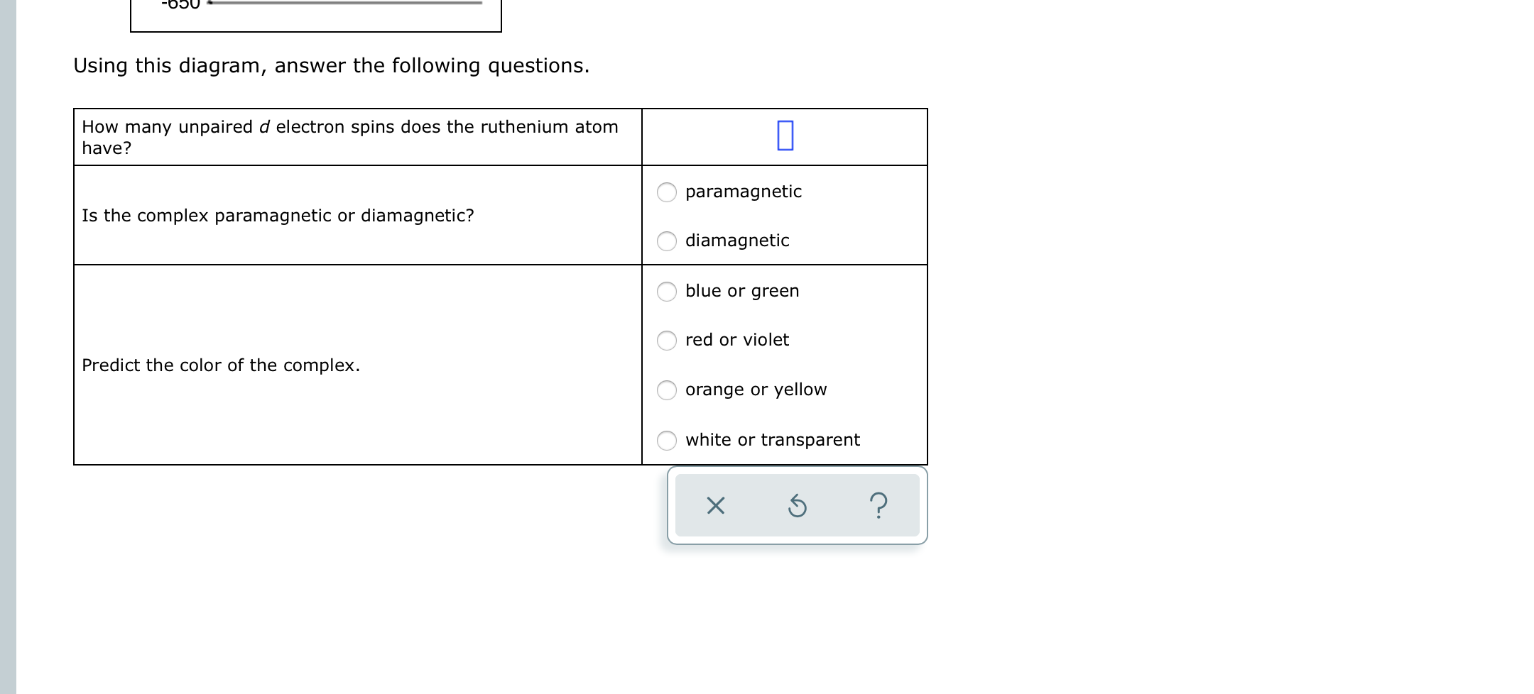 Solved When a certain strong-field ligand forms a | Chegg.com