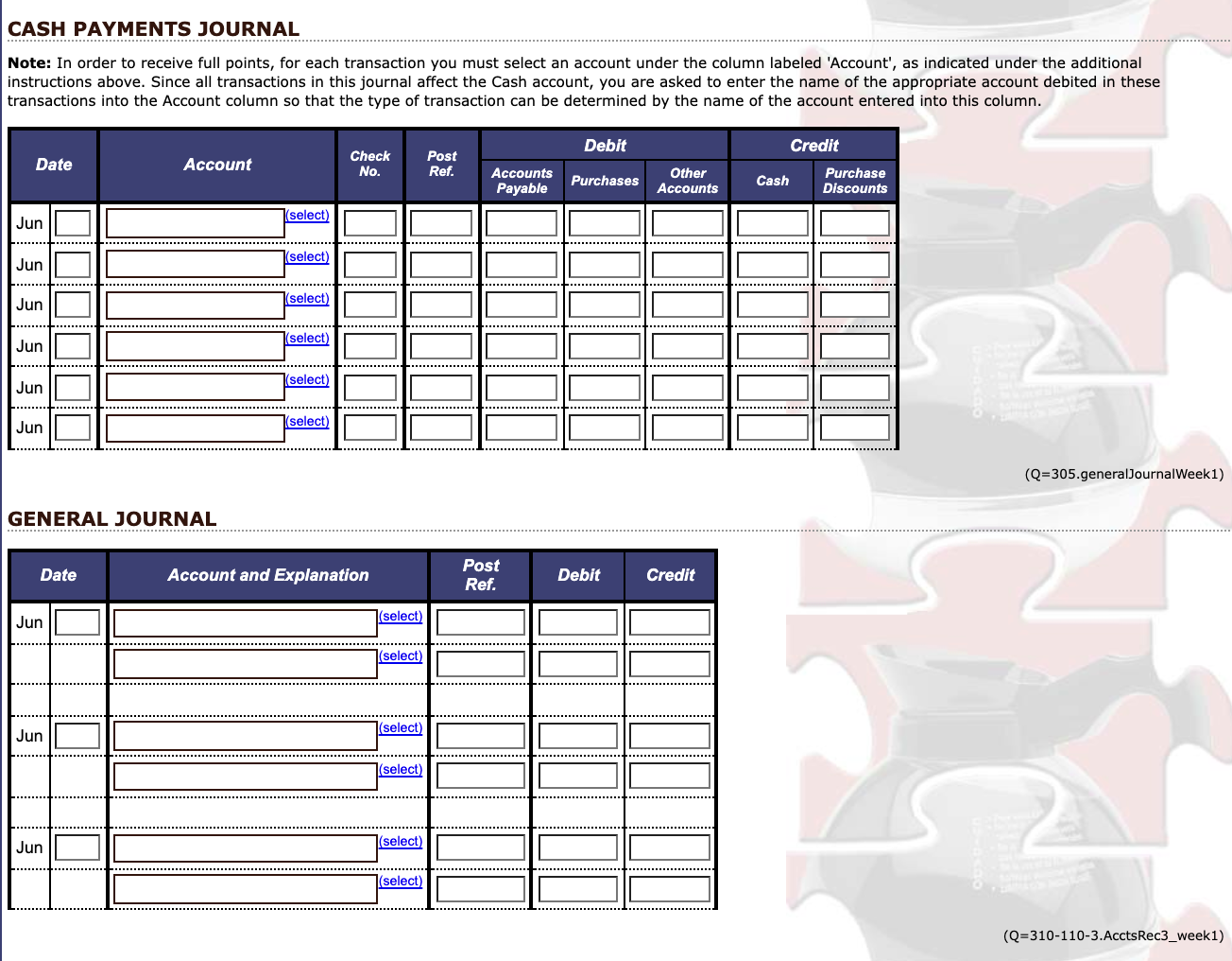 Solved Transactions - week 1 Now that you have reviewed | Chegg.com