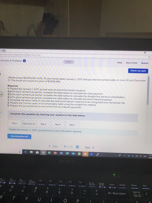 Solved Help Save&ExitSubmit xercises & Problems Check my | Chegg.com Solved Help Save&ExitSubmit xercises & Problems Check my | Chegg.com