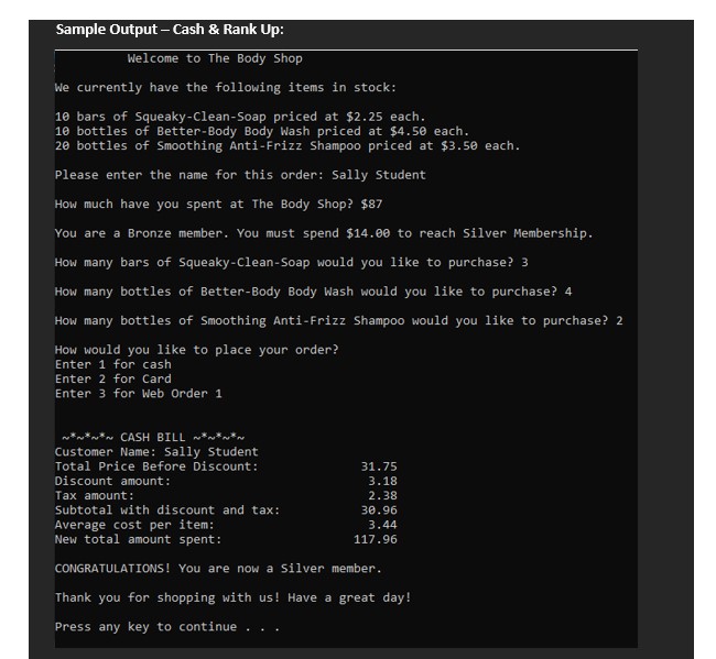 Solved IN C++Description: For the third development phase, | Chegg.com