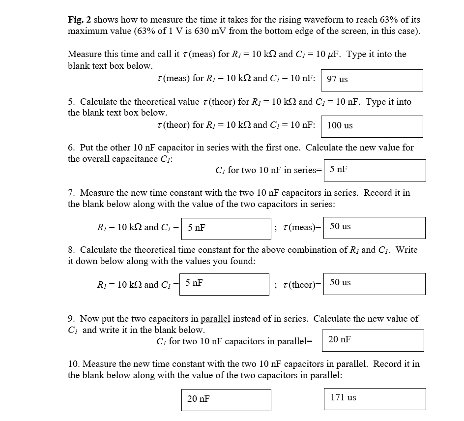 Solved Fig. 2 shows how to measure the time it takes for the | Chegg.com