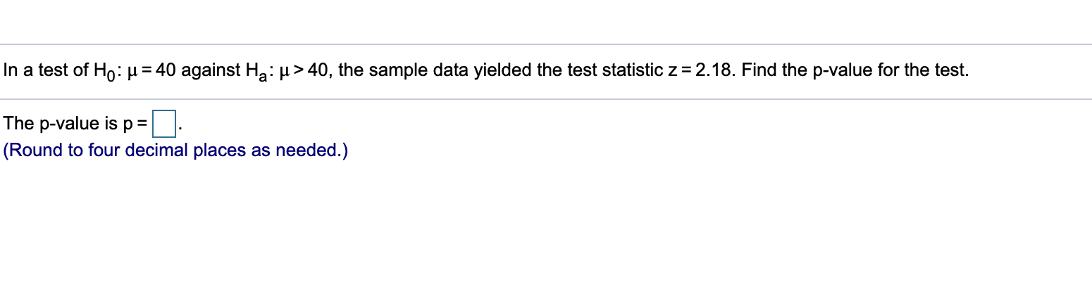Solved A random sample of size n= 40 yielded p = 0.40. a. Is | Chegg.com