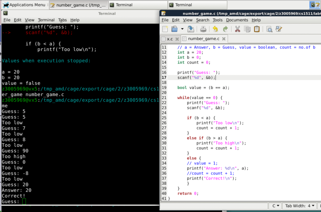 Solved Write A C Program For Guessing A Number Game With 