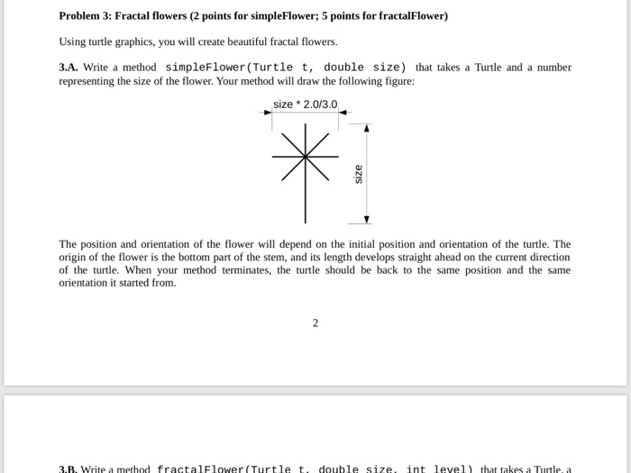 How To Draw A Flower In Java