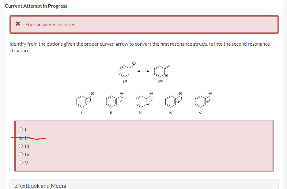 Solved X Your answer is incorrect.Identify from the options | Chegg.com