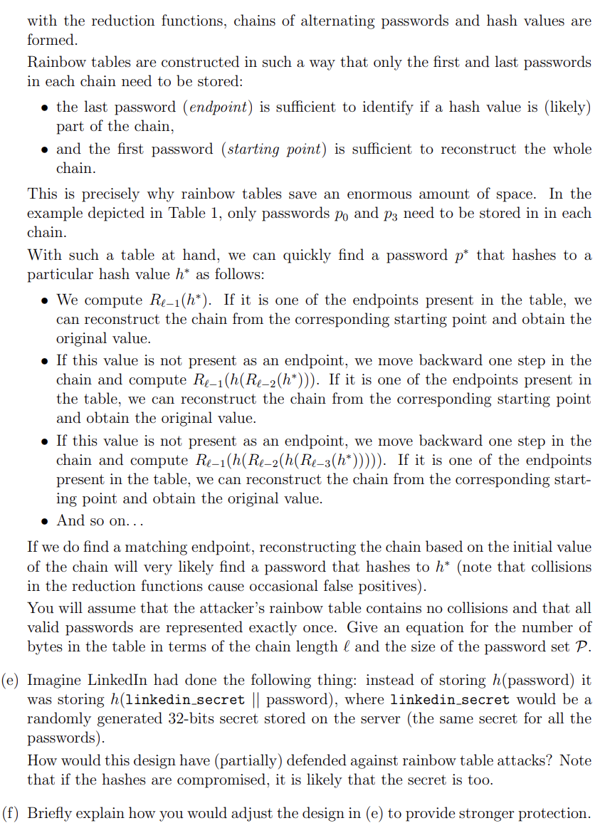 Solved words, which were only hashed, were cracked and | Chegg.com