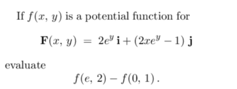Solved If f(x,y) is a potential function for | Chegg.com