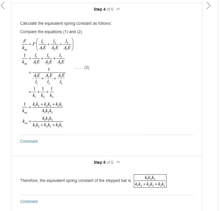 Solved 1.25 Figure 1.81 shows a three-stepped bar fixed at | Chegg.com