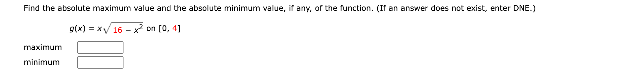 Solved Find The Absolute Maximum Value And The Absolute
