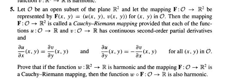 Solved = 5. Let O be an open subset of the plane R2 and let | Chegg.com
