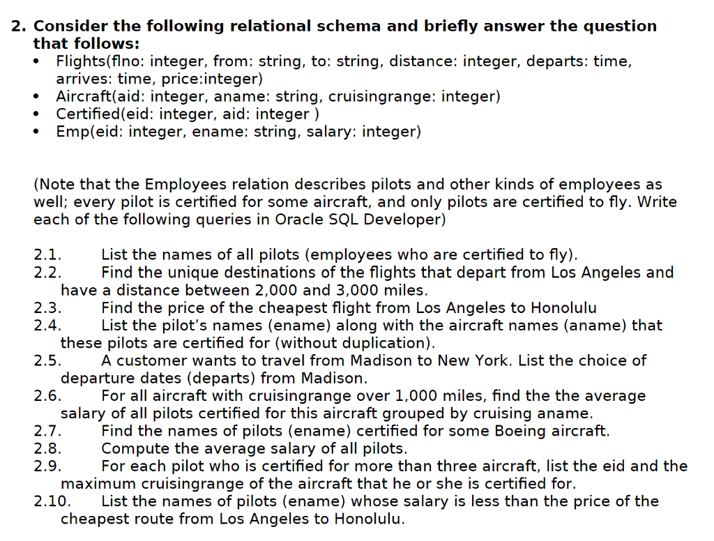 Solved Requirements: The create/populate table commands are | Chegg.com