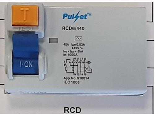 Solved the parameters of the nameplate on the RCD and find | Chegg.com