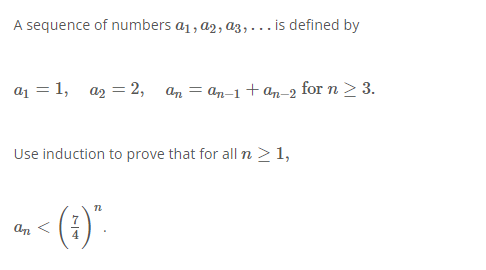 Solved A sequence of numbers a1,a2,a3,… is defined by | Chegg.com