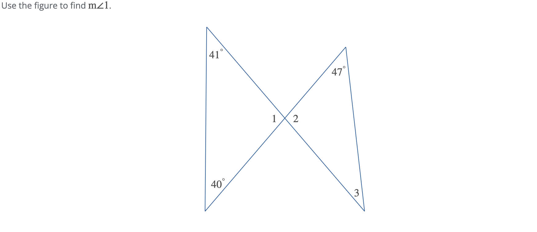 Solved Use the figure to find m∠1. | Chegg.com