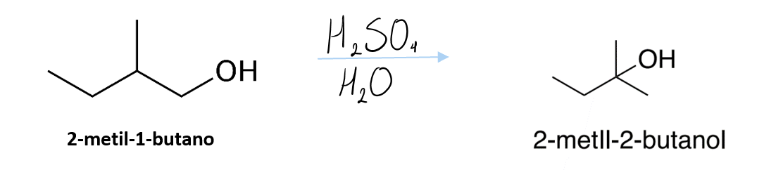 Solved Н.50. 1,0 ОН ОН 2-metil-1-butano 2-metll-2-butanol | Chegg.com