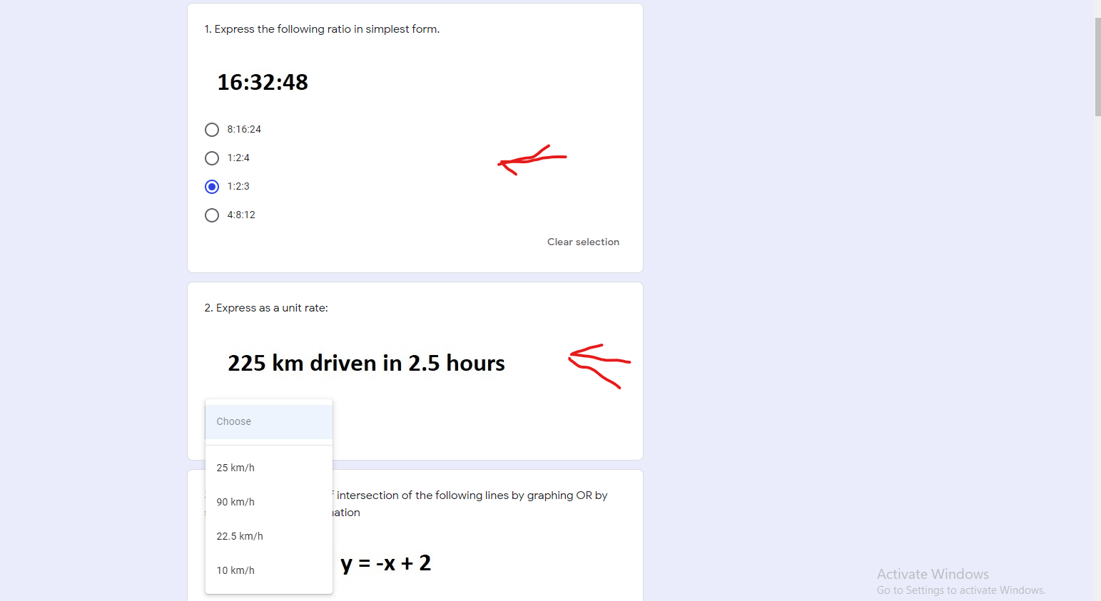 Solved 1. Express the following ratio in simplest form. | Chegg.com