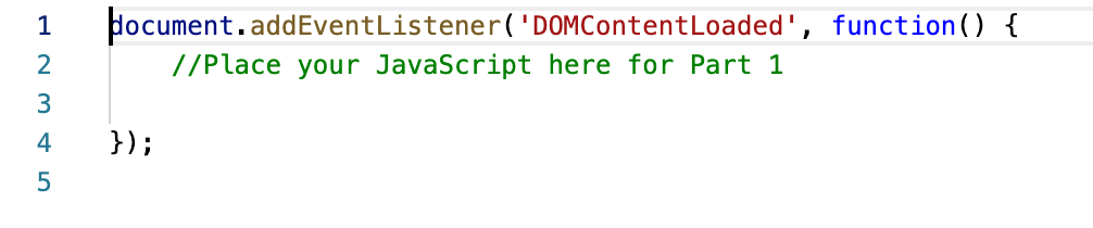 Solved 1. There are two empty sections in the HTML document | Chegg.com
