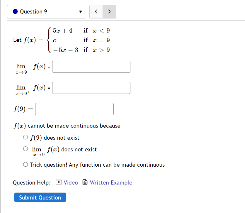 Solved Which of the following graphs show a removable | Chegg.com
