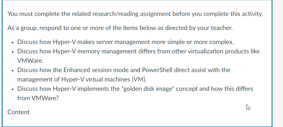 Solved You must complete the related research/reading | Chegg.com