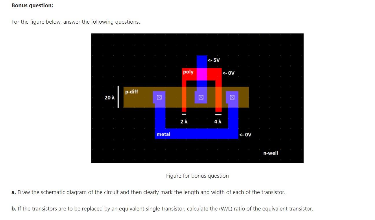 Solved Note This Is A Vlsi Design Course Question Please 
