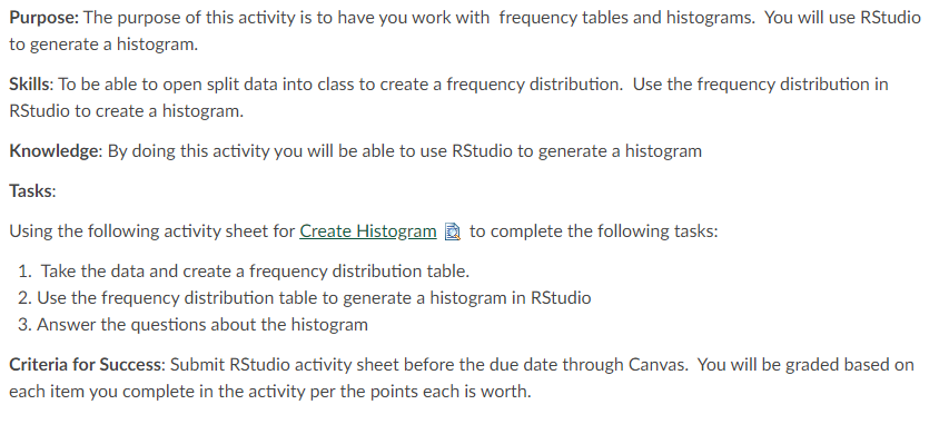Solved Purpose: The purpose of this activity is to have you | Chegg.com