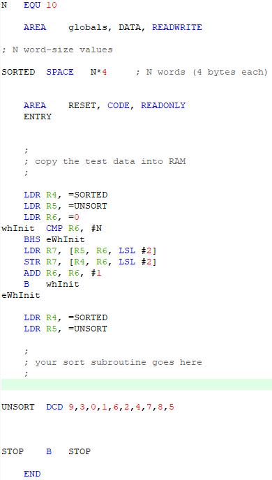 Translate the pseudo-code shown below into ARM | Chegg.com Translate the pseudo-code shown below into ARM | Chegg.com