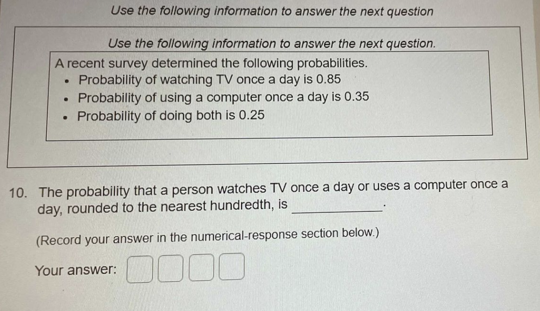 Solved Use the following information to answer the next | Chegg.com
